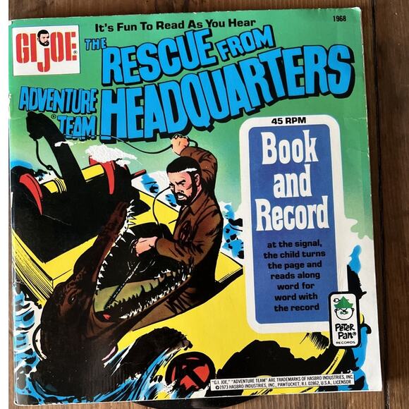 Hasbro | Other | Gi Joe Rescue From Adventure Team Headquarters Book ...